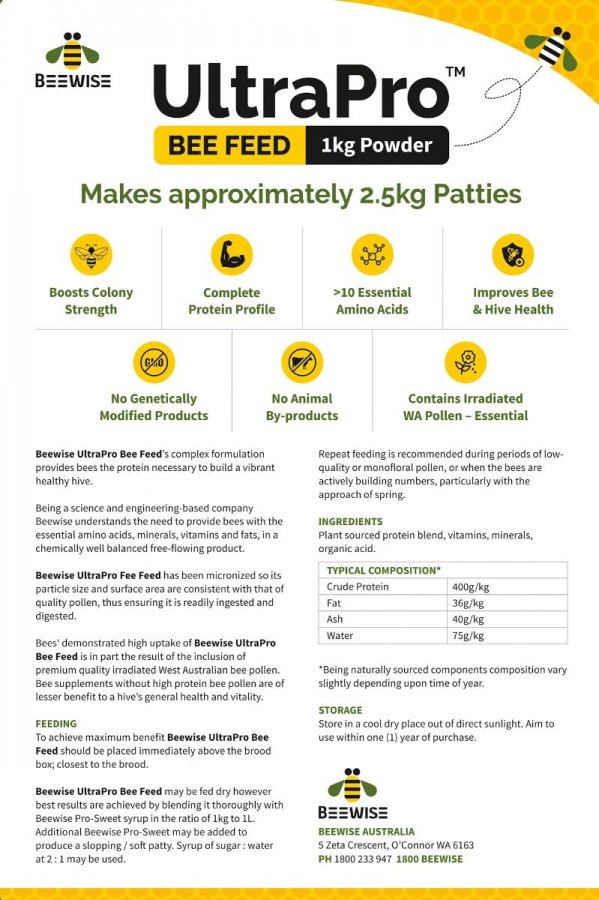 UltraPro Bee Feed 1kg