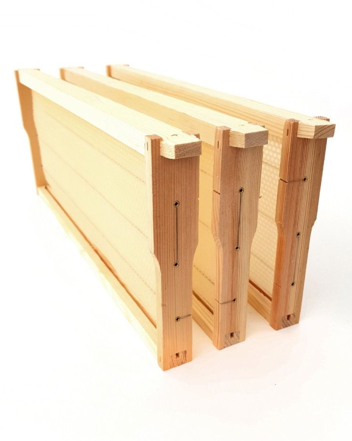 8F WSP Brood Painted plus 8 WSP Waxed Frames - RTG