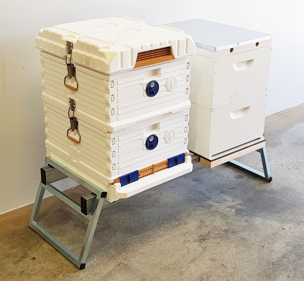 Hive Stand Double Galvanised Steel