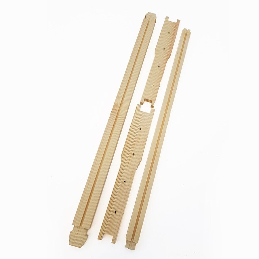 F/Depth Premium Wood Frames 13mm Grooved Bottom Bar - Kit (Min 10 Ship)