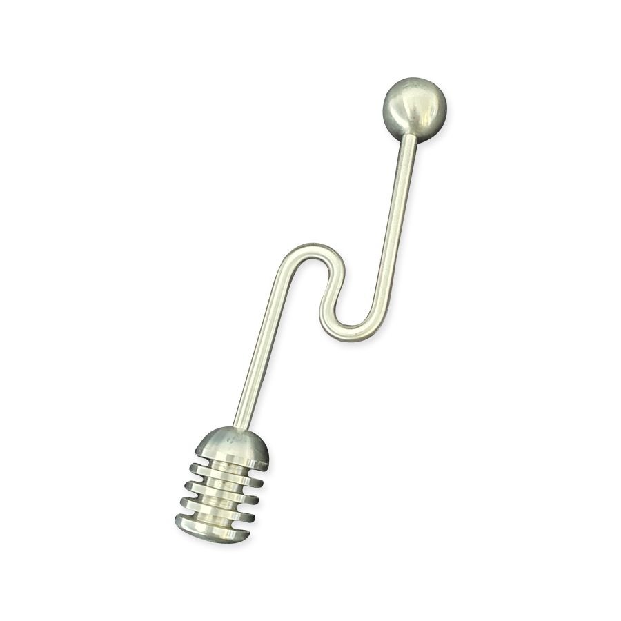 Honey Dipper-Drizzler in untreated natural wood (2)