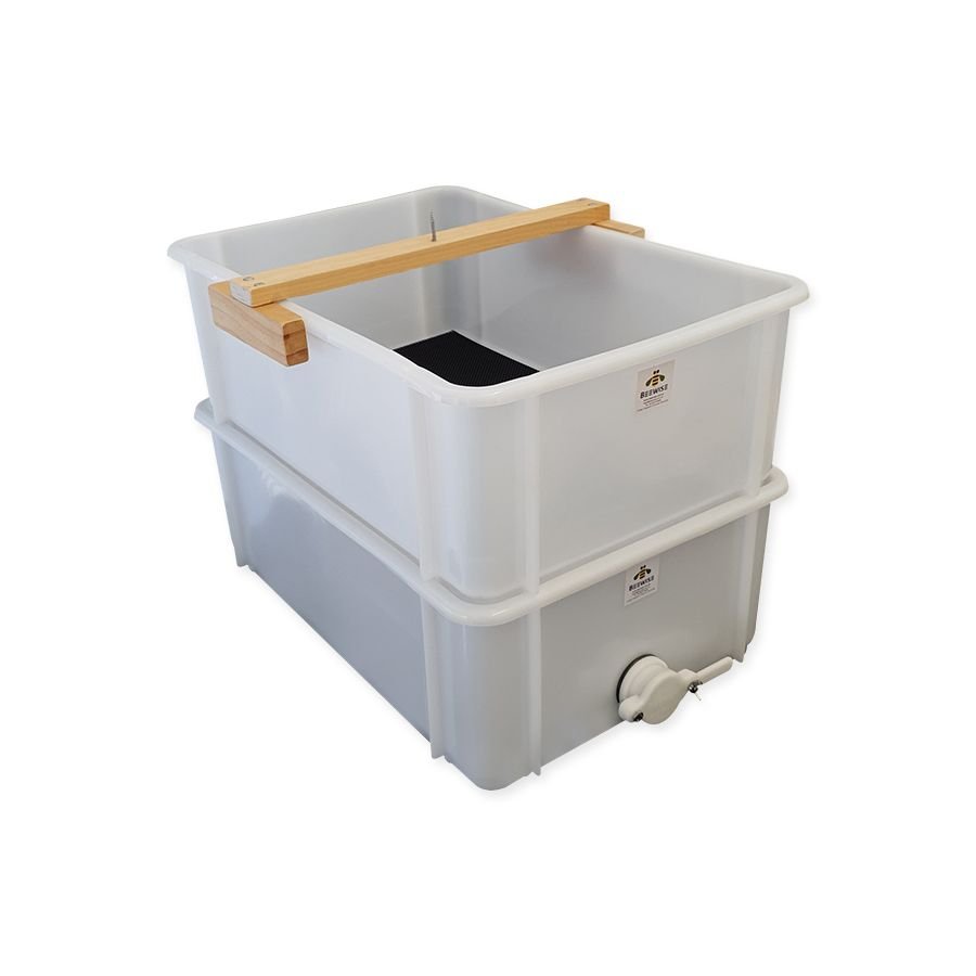 Uncapping Tub - Double, SS Mesh, Frame Rest, Australian Polygenic Honey ...